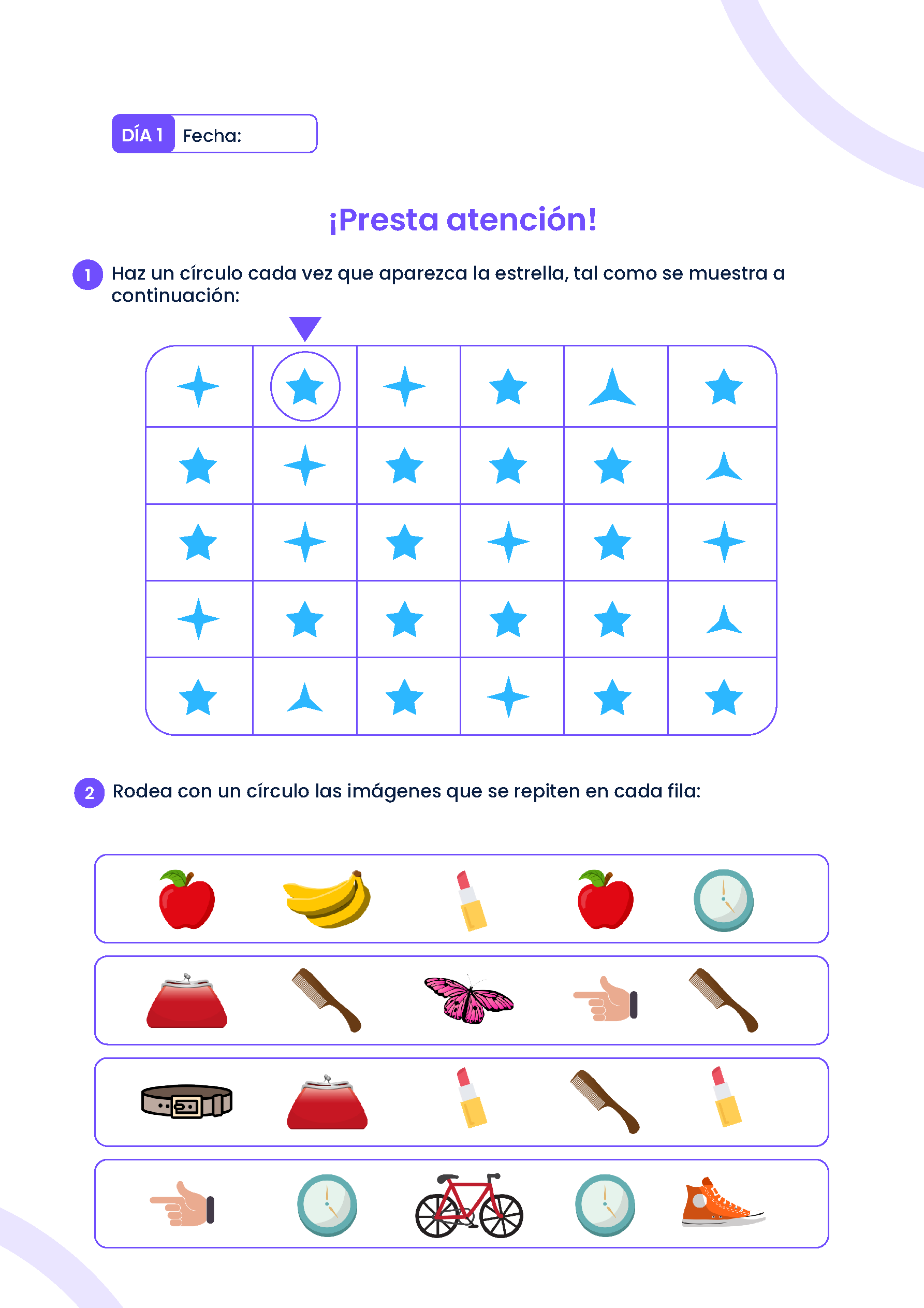 20 Días de actividades cognitivas: Cuaderno de Estimulación Cognitiva ...